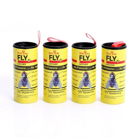 Summer Tools Paper Strip Fly Sticky 4PCs Fly Catcher Strip s Killer ...
