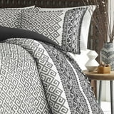 Azalea Skye Greca Borders Twin Duvet Cover Set, Cotton Floral ...
