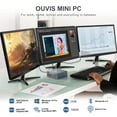 OUVIS Mini PC Windows 11, Mini Desktop Computer Intel Celeron J4125 8GB ...