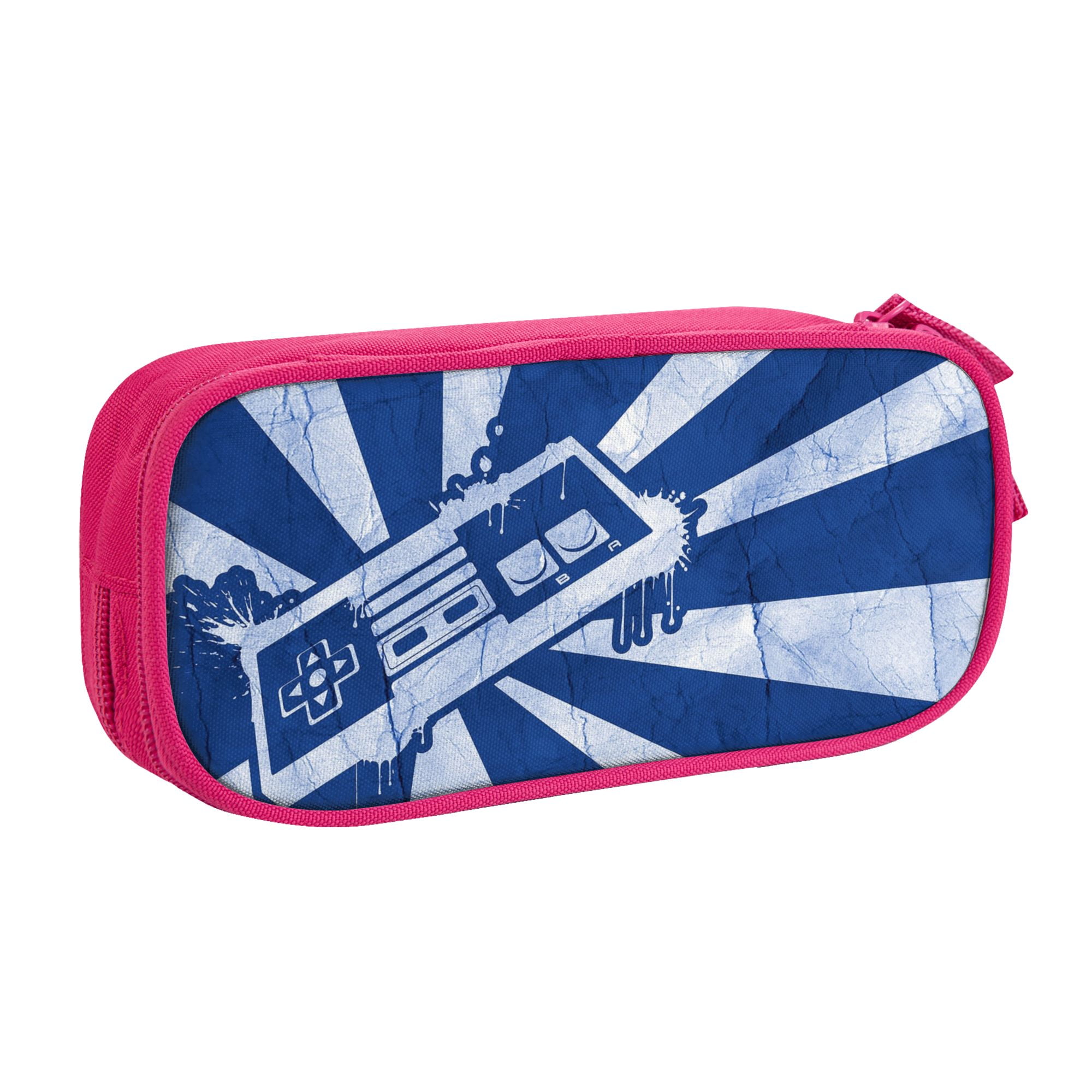 TEQUAN Large Capacity Pencil Case, Retro Game Controller Pattern Pencil ...