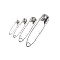 TUWAFE 300 Pack Safety Pins Assorted, 4 Different Sizes, Strong Nickel ...