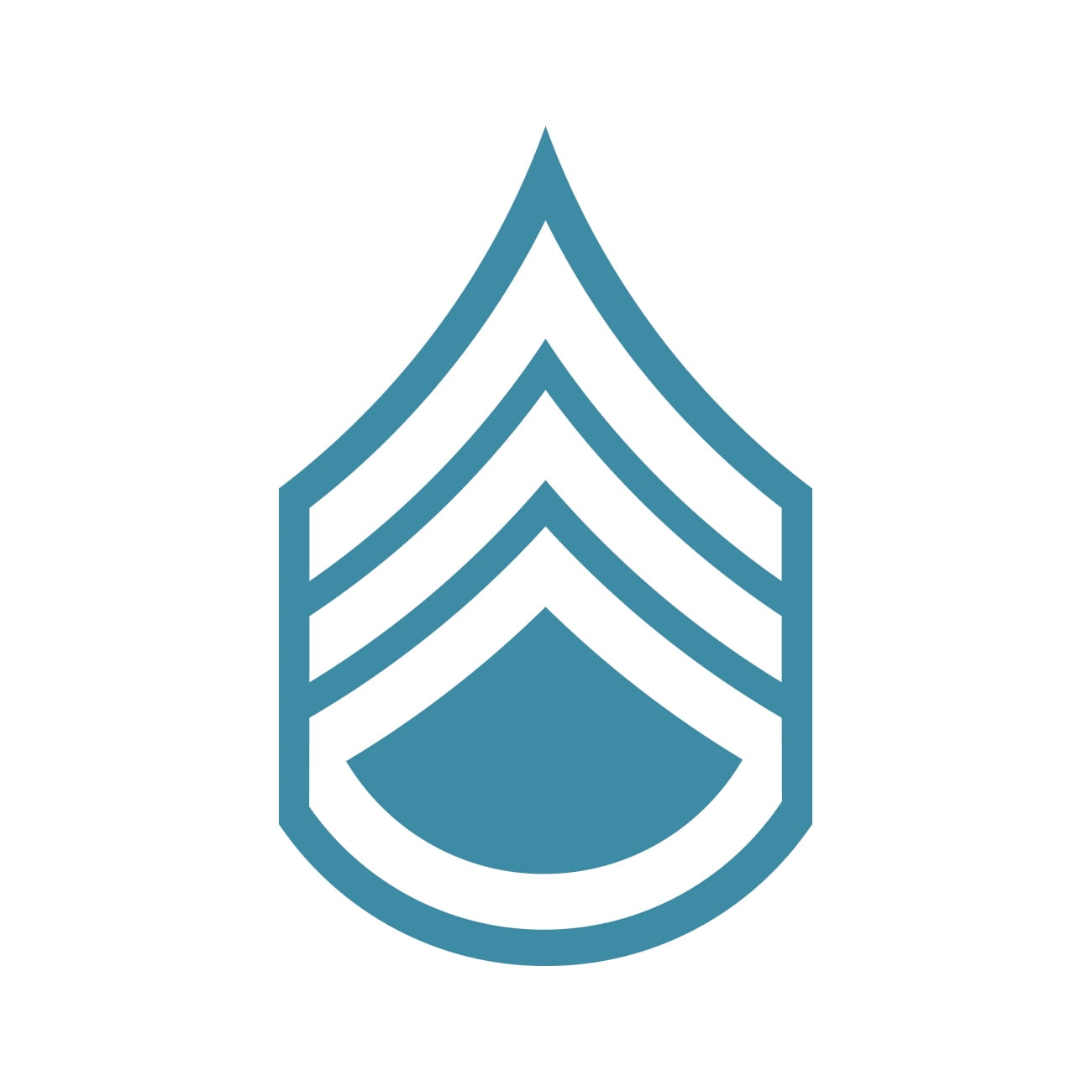 E-6 Staff Sergeant Rank Sticker Decal Die Cut - Self Adhesive Vinyl ...