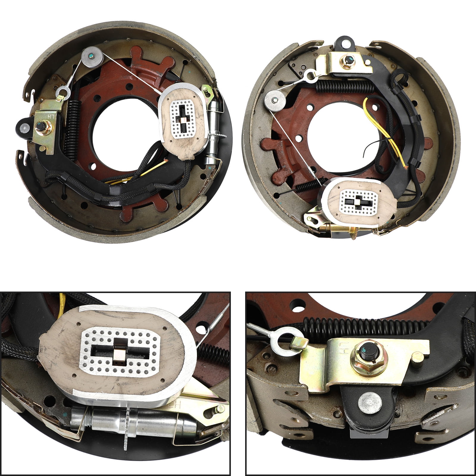Electric Trailer Brake Kit w/Shields-Self Adjusting-12-1/4"-Left/Right ...
