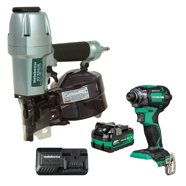 Metabo HPT Lightweight & Durable Air Nail Gun, 1-3/4-Inch Coil ...