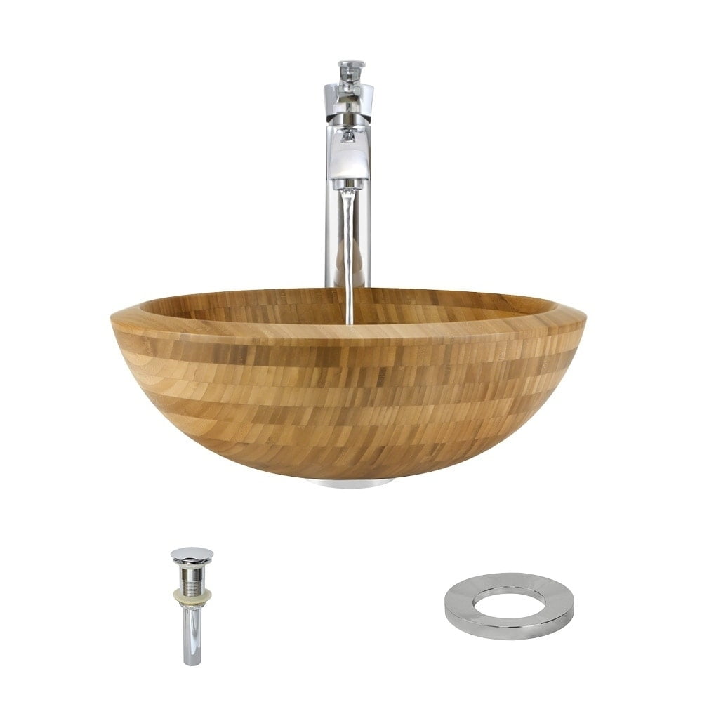 890 Bamboo Vessel Sink 726 Ens. in Chrome - Walmart.com