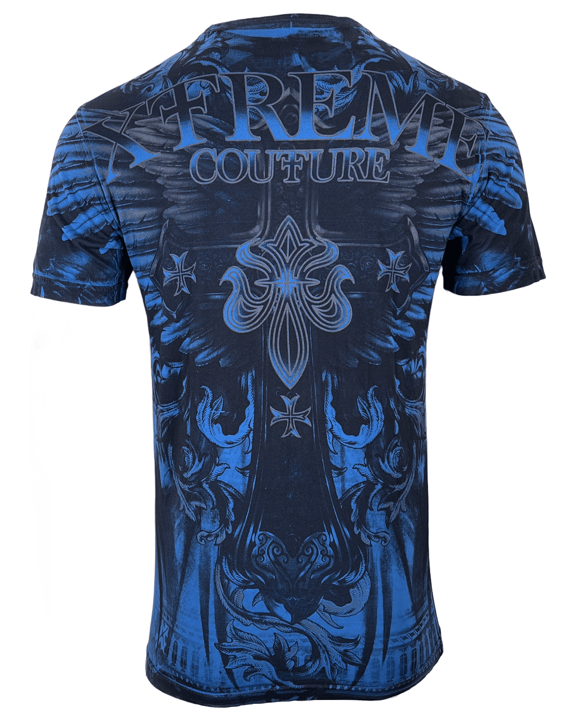 Xtreme Couture By Affliction Men's T-Shirt WROUGHT IRON Blue - Walmart.com