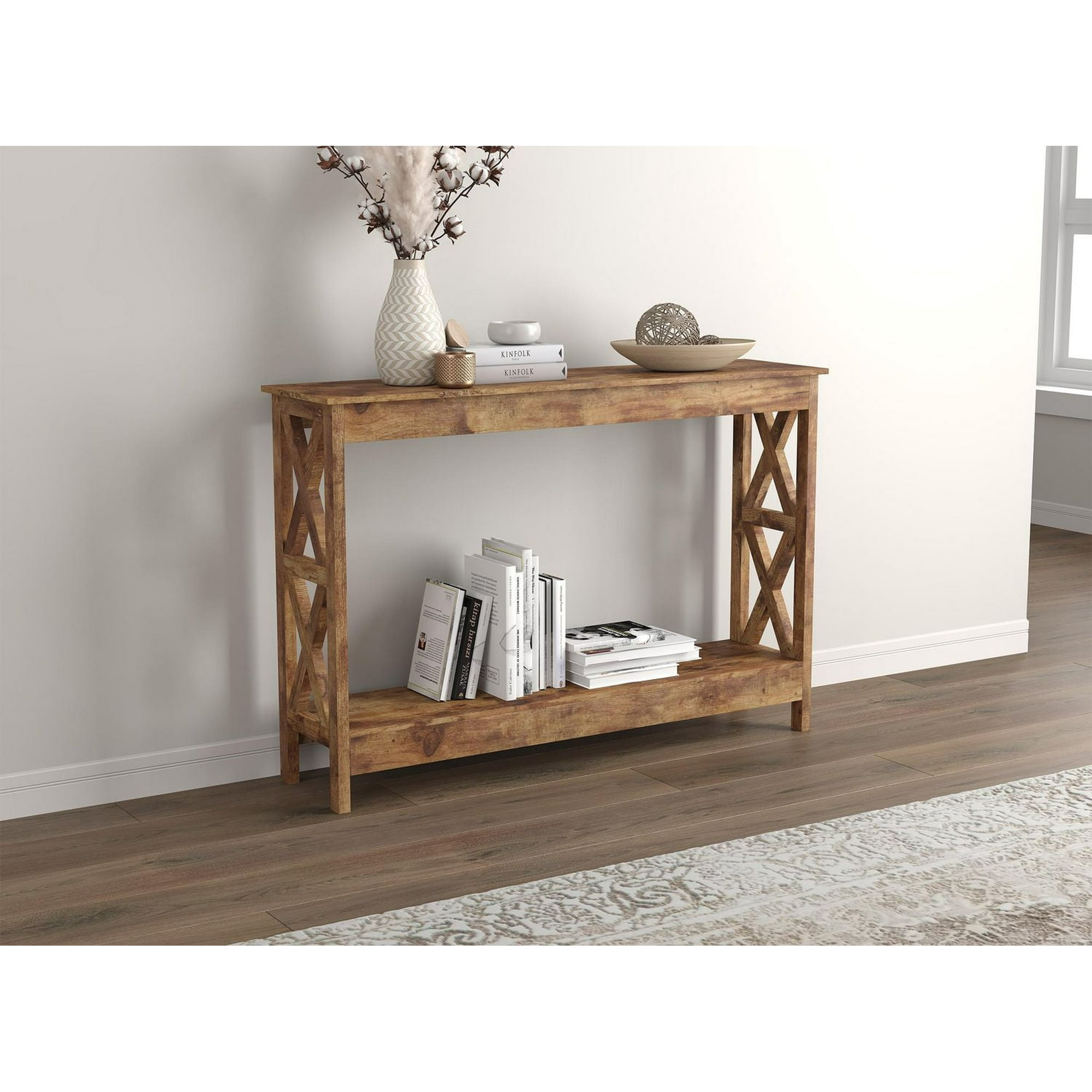 Click here for Safdie & Co. Console Table 47.25l Brown 1 Shelf prices