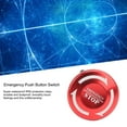 Waterproof 22mm Emergency Stop Push Button Switch, 3-Pin Self-Lock Mushroom Head, IP67 Rated ...
