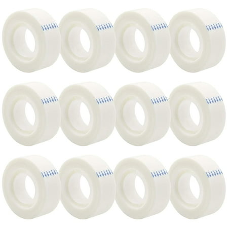 12 Rolls Invisible Tapes 0.7 in x 1000 Inches, Matte Finish Magic Tape ...