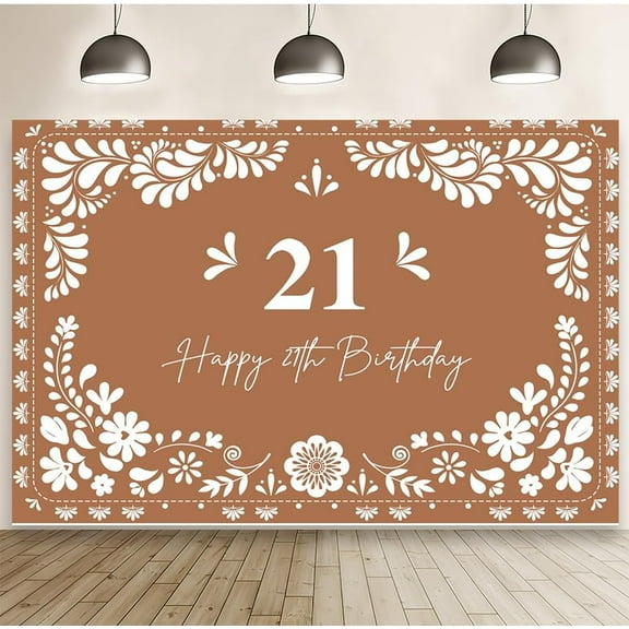 SUNOLIFE 7x5ft,Mexico Fiesta Party Backdrop Banner,Paper Flower Cinco ...