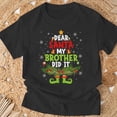 Elf Dear Santa My Brother Did It Christmas Xmas Family TShirt - Walmart.com