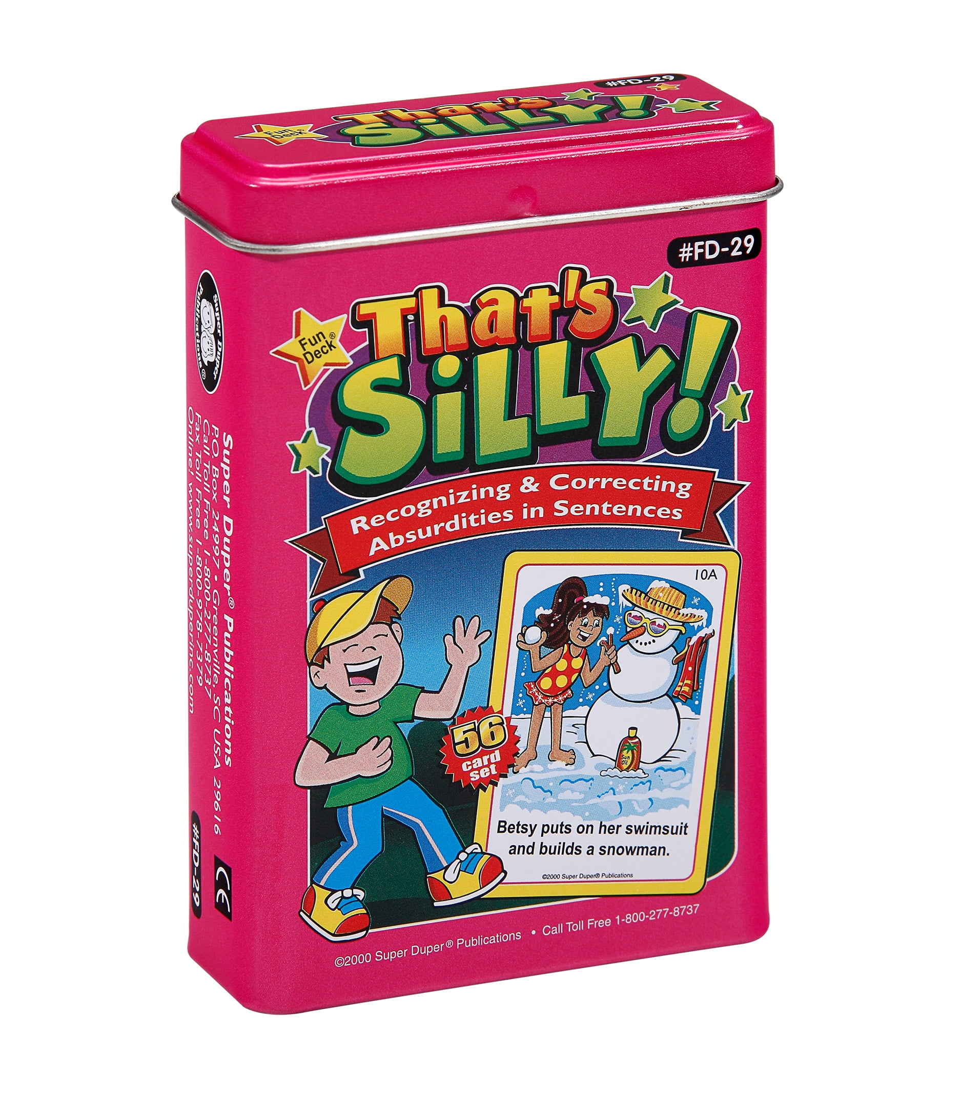 Super Duper Publications | That's Silly! Fun Deck Flash Cards ...