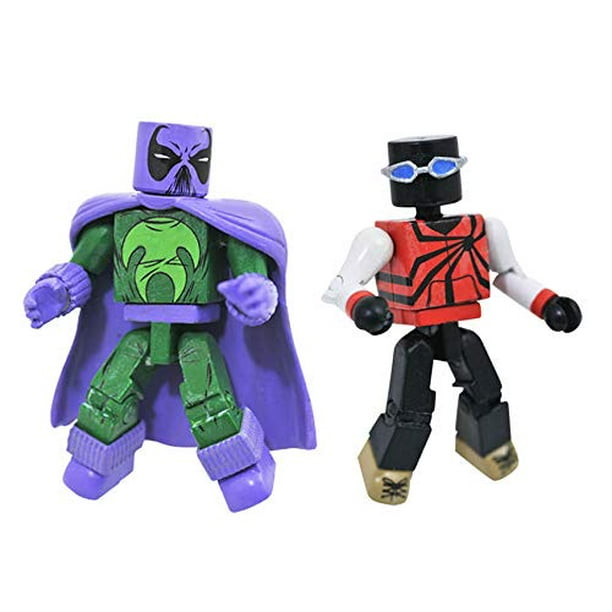 Minimates Marvel Series 77 Miles Morales (Prototype Suit) & Prowler 2 ...