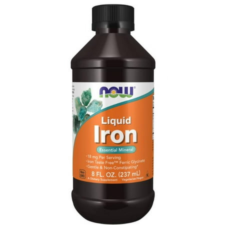Now Foods - Liquid Iron (Ferric Glycinate), 237ml - Walmart.ca