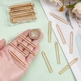 40Pcs Brass Big Pendants Hollow Rectangle Raw(Unplated) 53x6.17x1.3mm ...