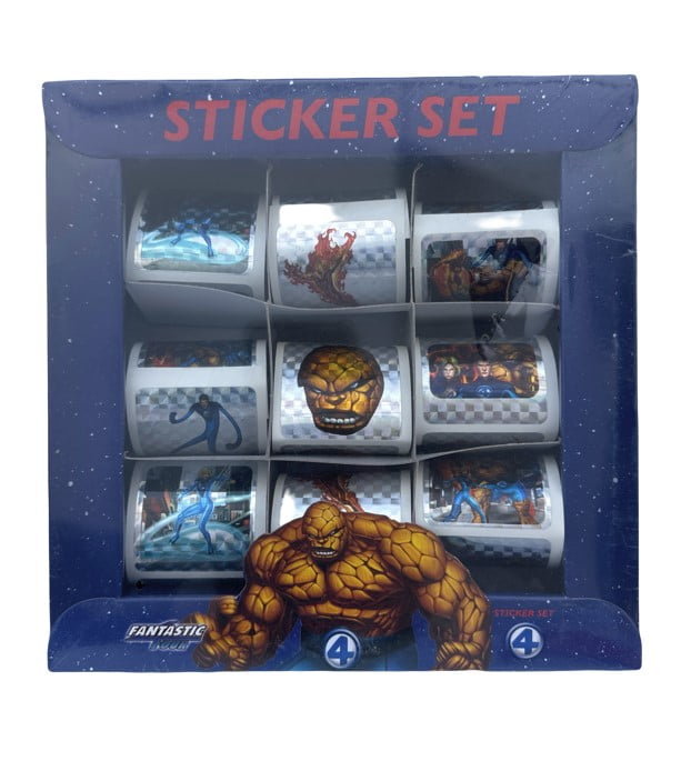 Marvel Fantastic Four Sticker Set - Walmart.com