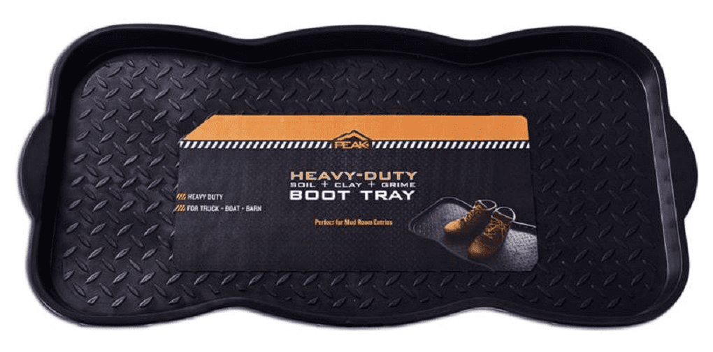 PEAK 801-105 Boot Tray High-Density Polypropylene Diamond Plate Texture ...