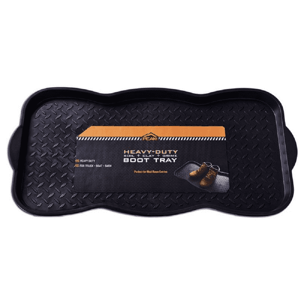 PEAK 801-105 Boot Tray High-Density Polypropylene Diamond Plate Texture ...