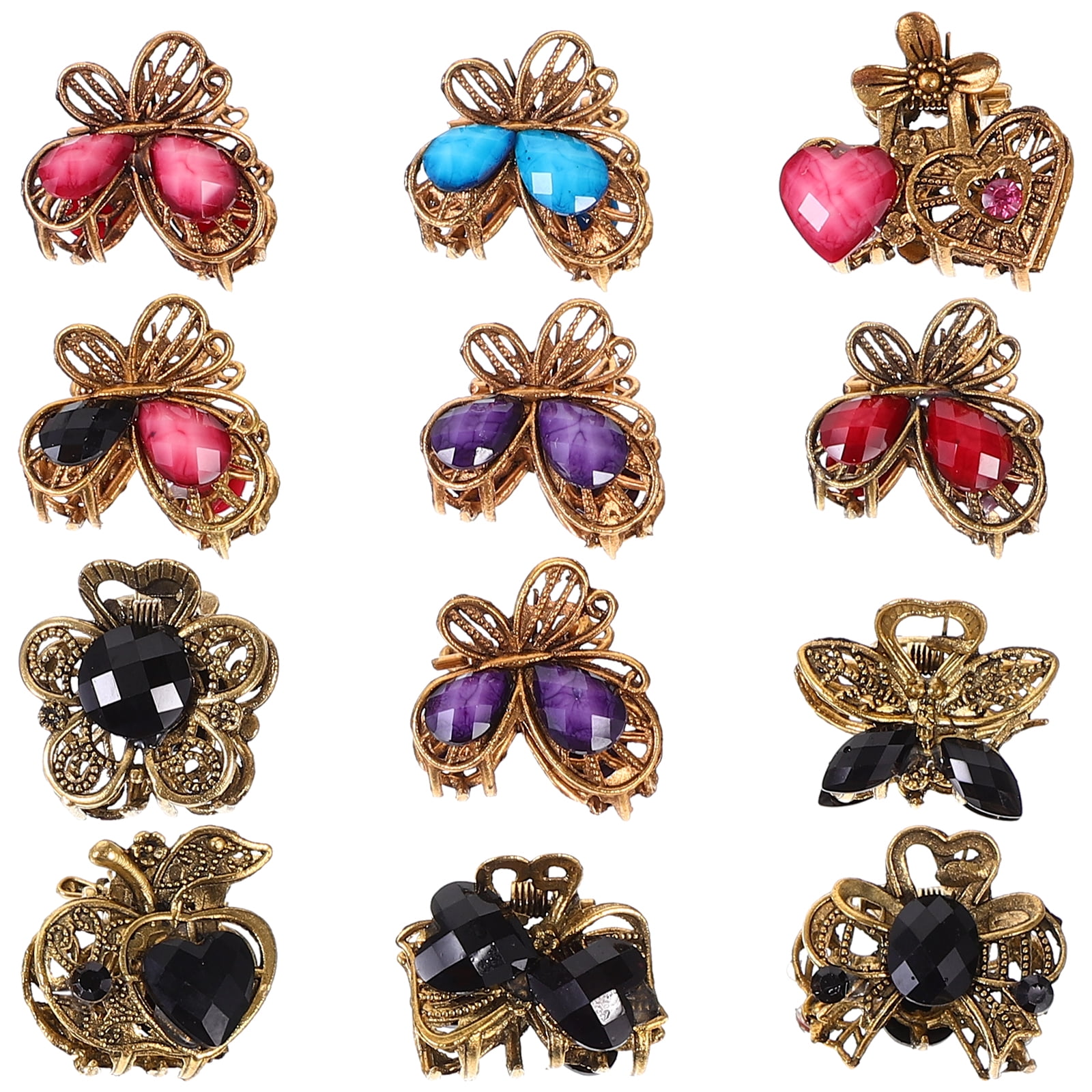 Click here for Har Adhesive 12pcs Mini Jaw Clips Women Small Hair... prices