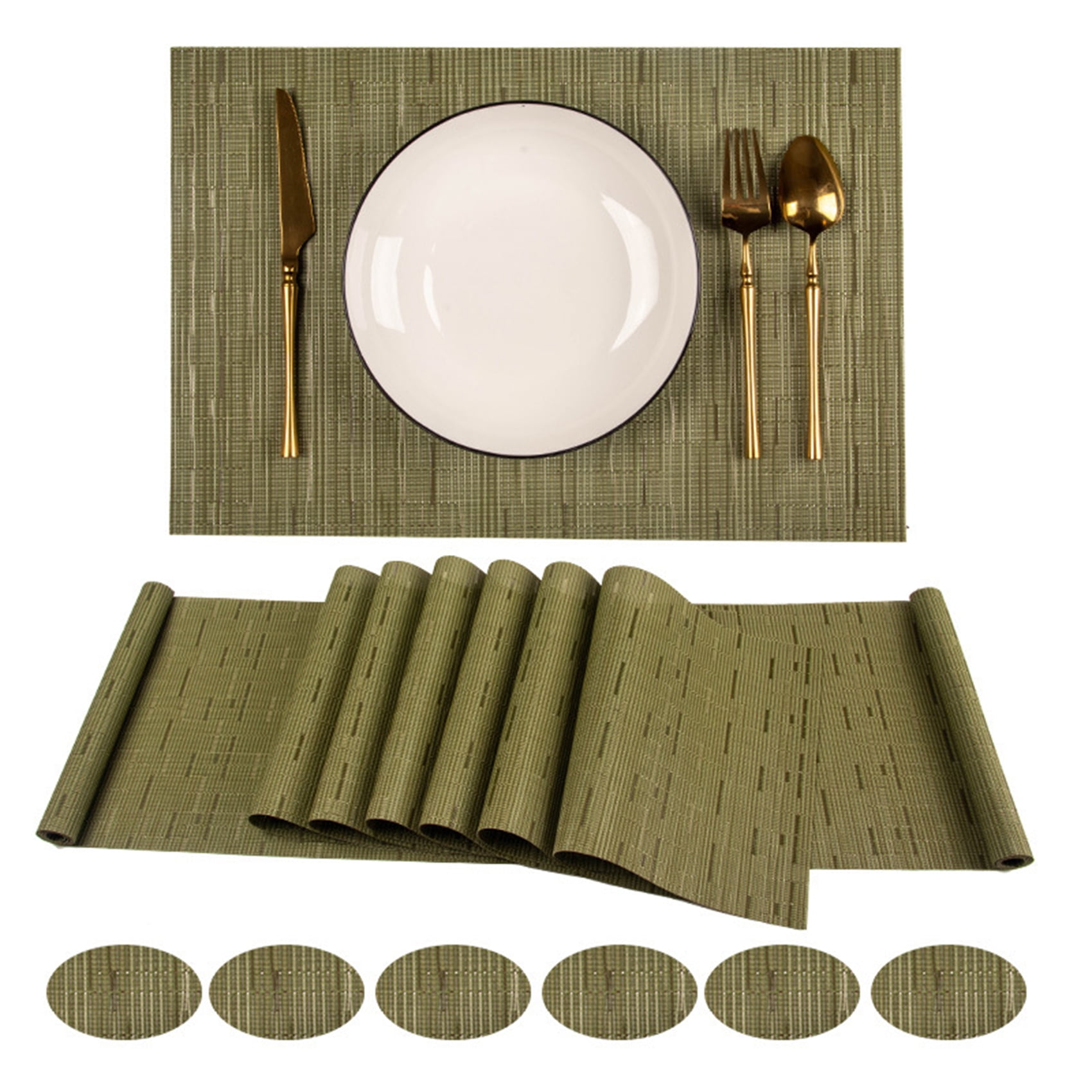 Click here for Amdohai 16pcs Dining Table Set Table Runner Placem... prices
