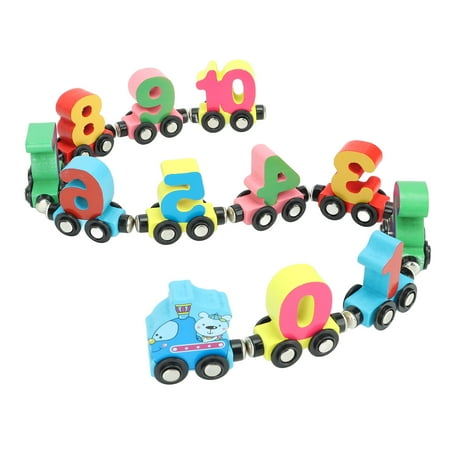 12 Sections Number Train Toy Early Educational Counting Number Train ...