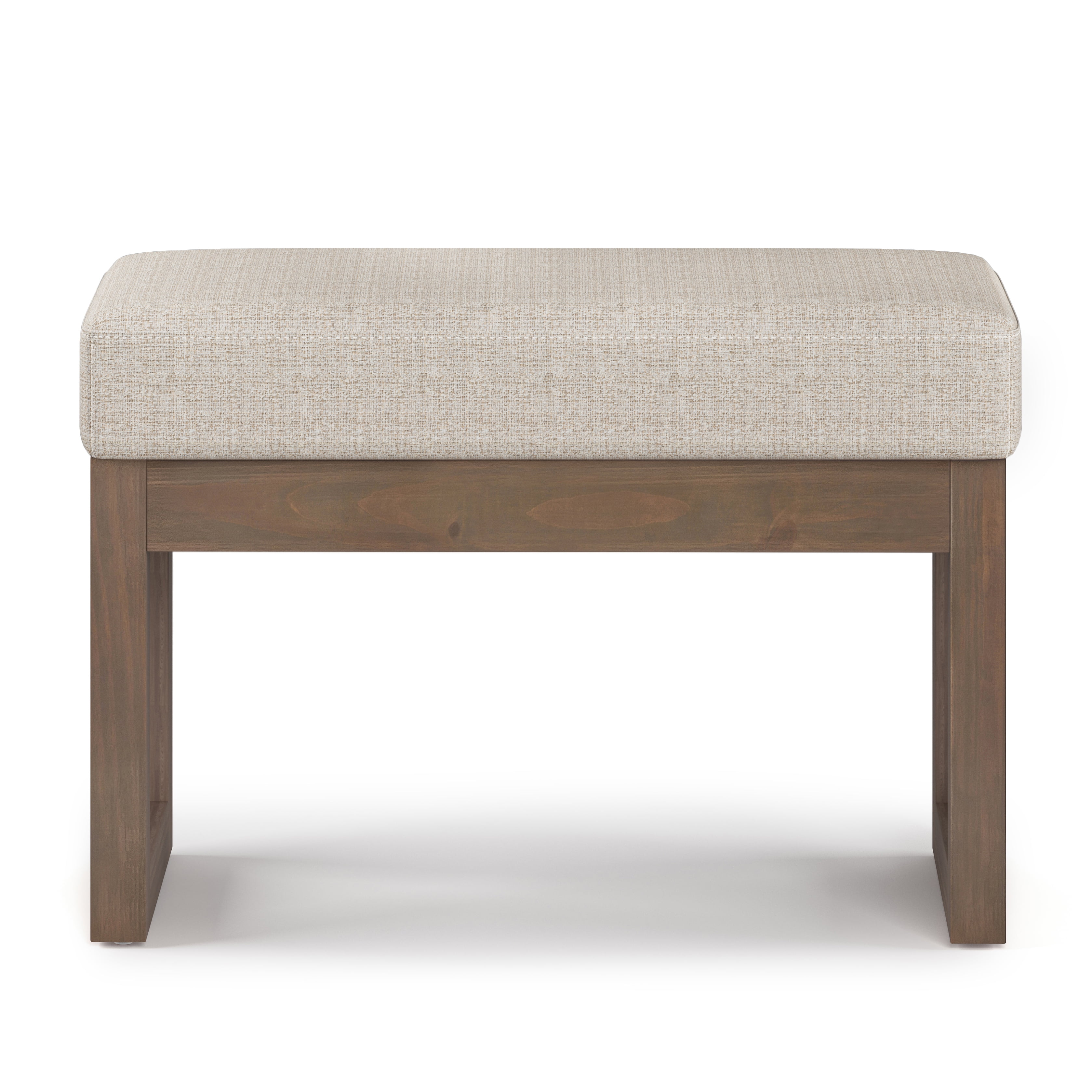 Milltown 26 in Wide Rectangle Footstool Small Ottoman Bench - Walmart.com
