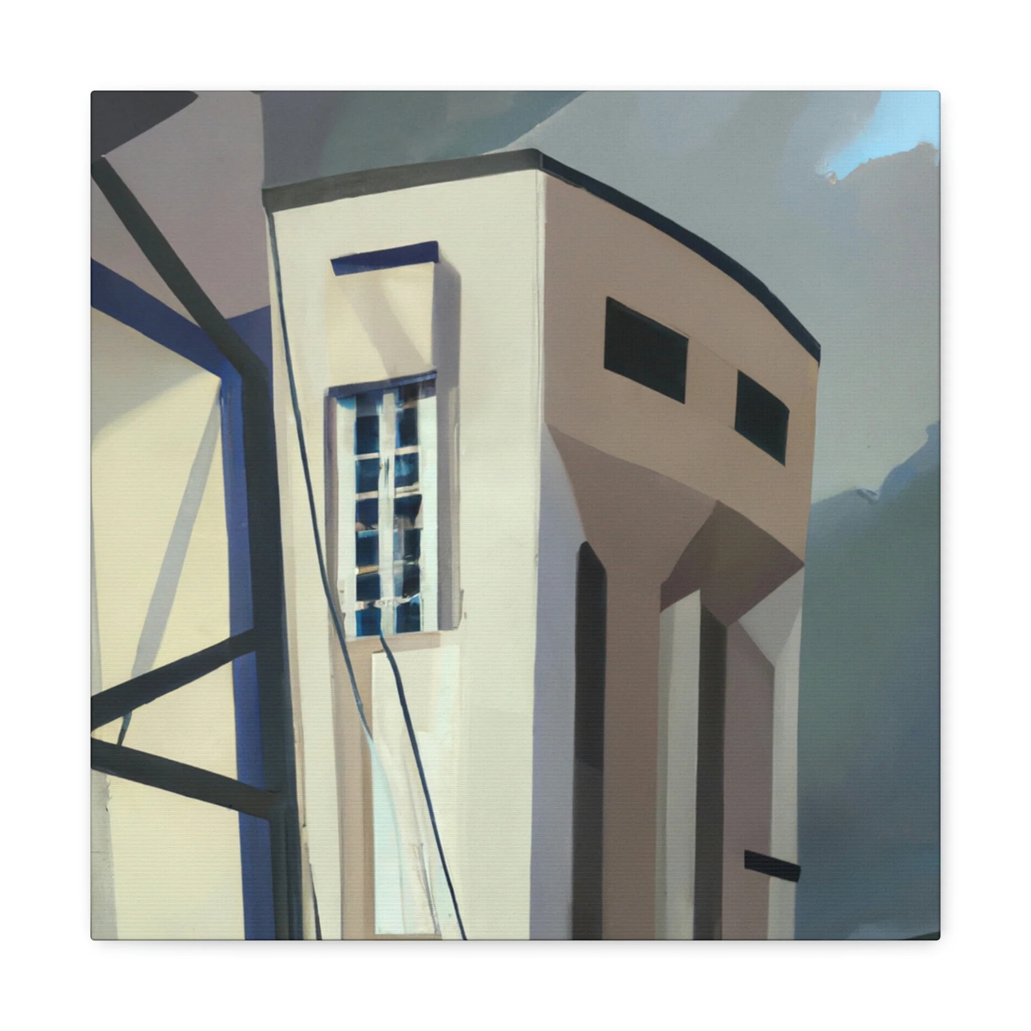 Bauhaus Realist Scene - Canvas - Walmart.com