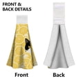 2Pcs Yellow Lemon Cat Hand Towels with Hanging Loop Soft Absorbent ...
