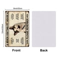 1 pc Vintage Metal Tin Sign Iron Wall Decor for Bars Restaurants Pubs ...