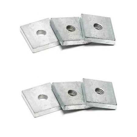 Square Nuts, M4*20*13*3.5mm Zinc-Plated Metric Coarse Thread Assortment ...