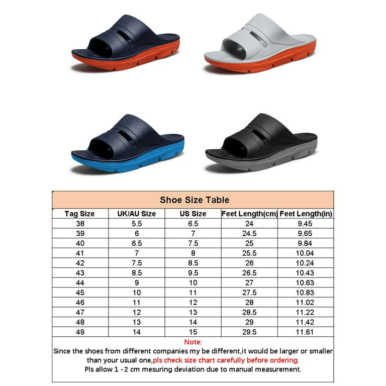 Shower Shoes For Men Walmart