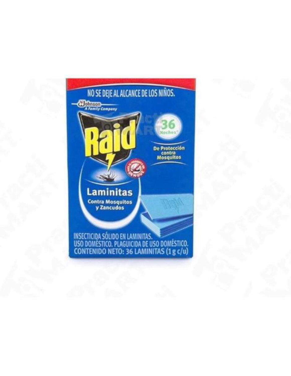 Pack de 24 Insecticida Raid Laminitas Repuesto 36 piezas Raid Laminitas ...