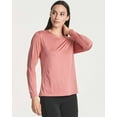 Real Essentials 4-Pack: Women's Dry-Fit Long-Sleeve V-Neck Athletic ...