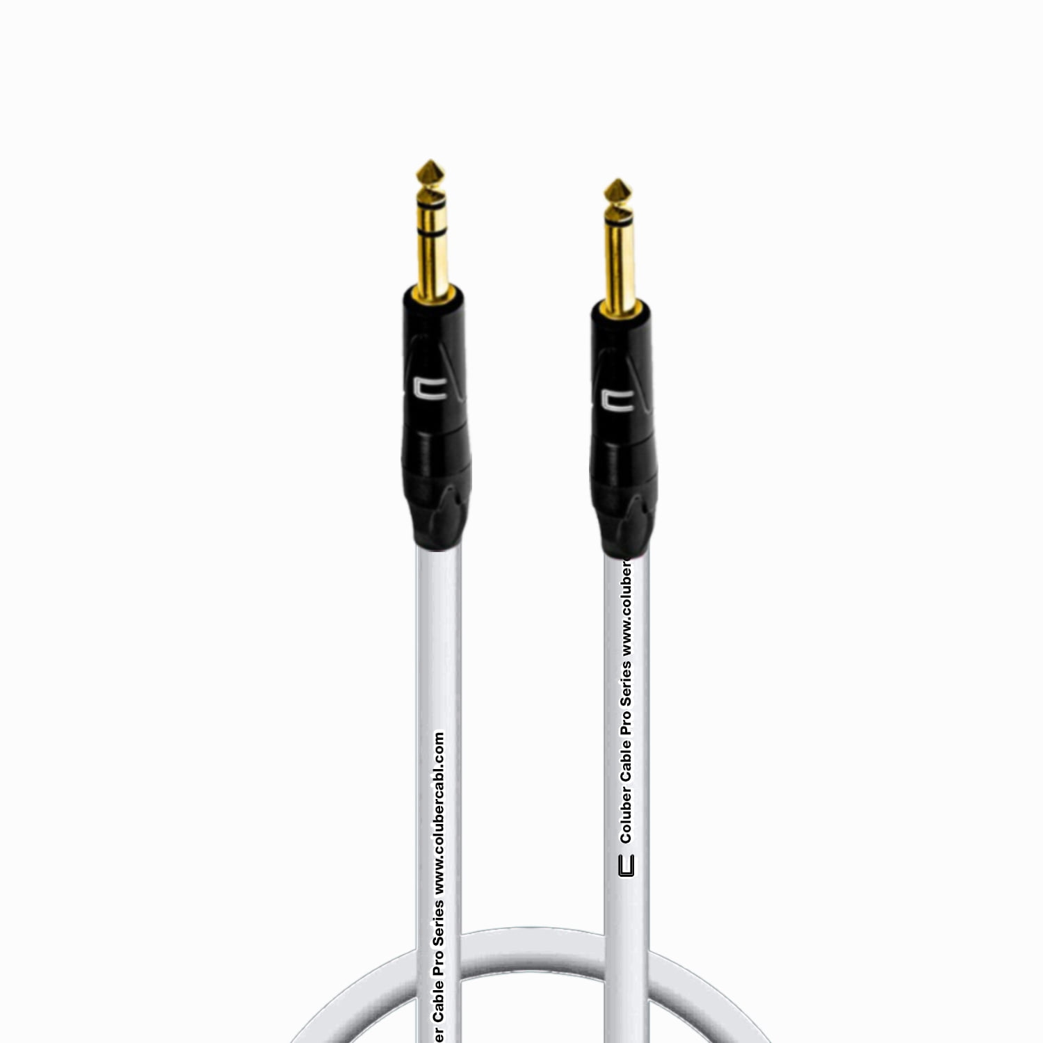 Coluber Cable 1/4" TRS Male to 1/4" TS Male Pro 3-Pin Microphone ...