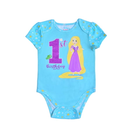 Disney Princess Rapunzel Baby Girl’s Tangled Short Sleeve First ...
