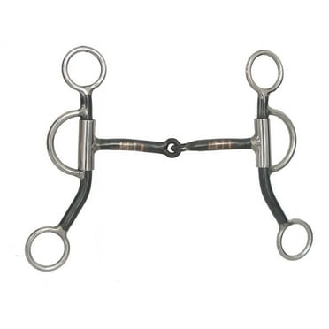 Jeffers Copper Snaffle Mouth Training Horse Bit - Walmart.com