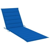 vidaXL Patio Lounge Chair Sunbed Sunlounger with Cushion Solid Acacia ...