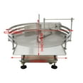 Tabletop Automatic Bottle Unscrambler Rotary Turntable Bottle Sorting ...
