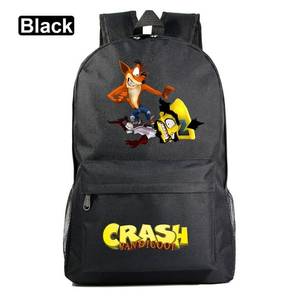 Game Crash Bandicoot Backpack for Girls Boys Teens Cool Travel Knapsack ...