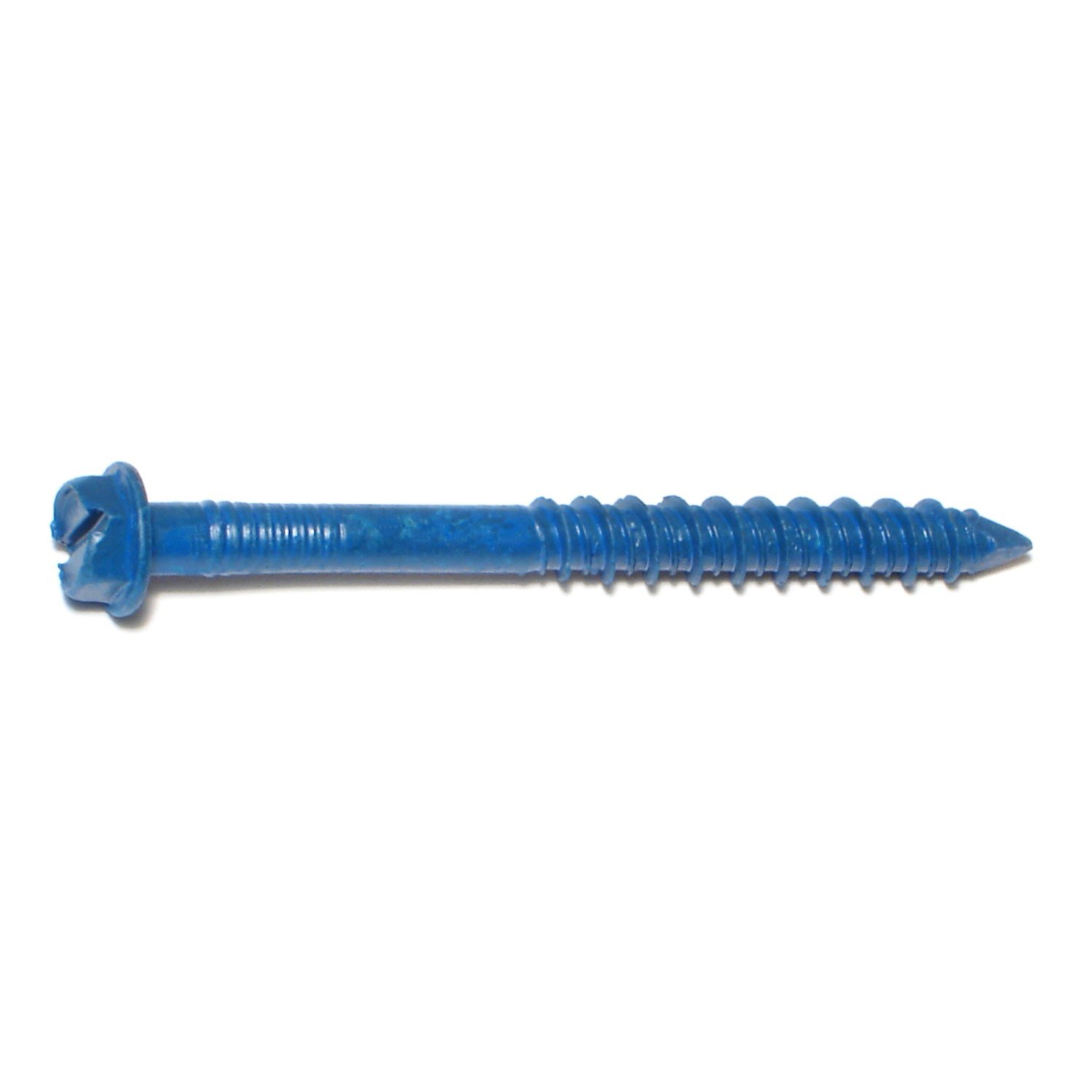 1/4" x 2-3/4" Blue Hex Head Tapcon Masonry Screws MNSHW-056 (15 pcs ...