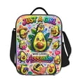 Avocado Lovers Lunch Bag Insulated Thermal Lunch Box with Shoulder ...