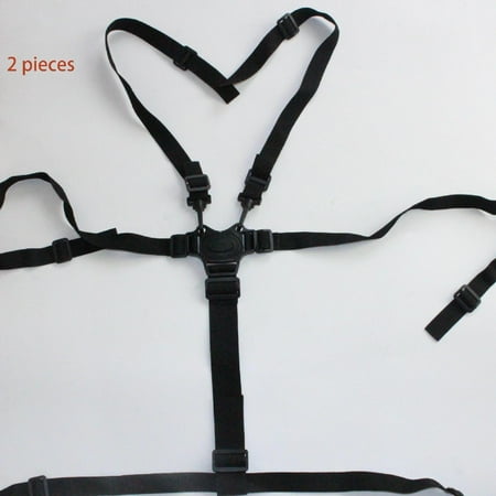 TOOAD Black high chair belt, 5-point safety belt, high chair safety ...