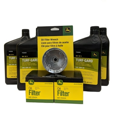 John Deere OEM Oil Filter #AM125424 (4-Pack) - Walmart.com