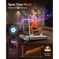 Walking Pad with 15% 12-Level Auto Incline & Handle Bar, Trisomy 3.5HP ...