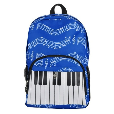 Bean Piano Keyboard Printed Men Women Durable Oxford Cloth Backpack ...