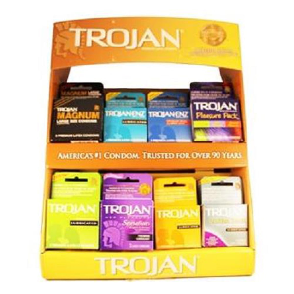 Product Of Trojan, Assorted Display, Count 32 (2&3Pk) - Birth Control ...
