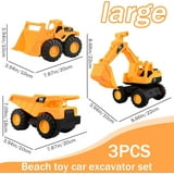 TIFOR Construction Machines Truck Toys, Backhoe and Excavator Vehicles ...