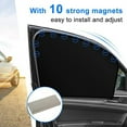 Costyle Magnetic Car Window Curtains, UV Sun Block, Privacy Screens, 4 ...