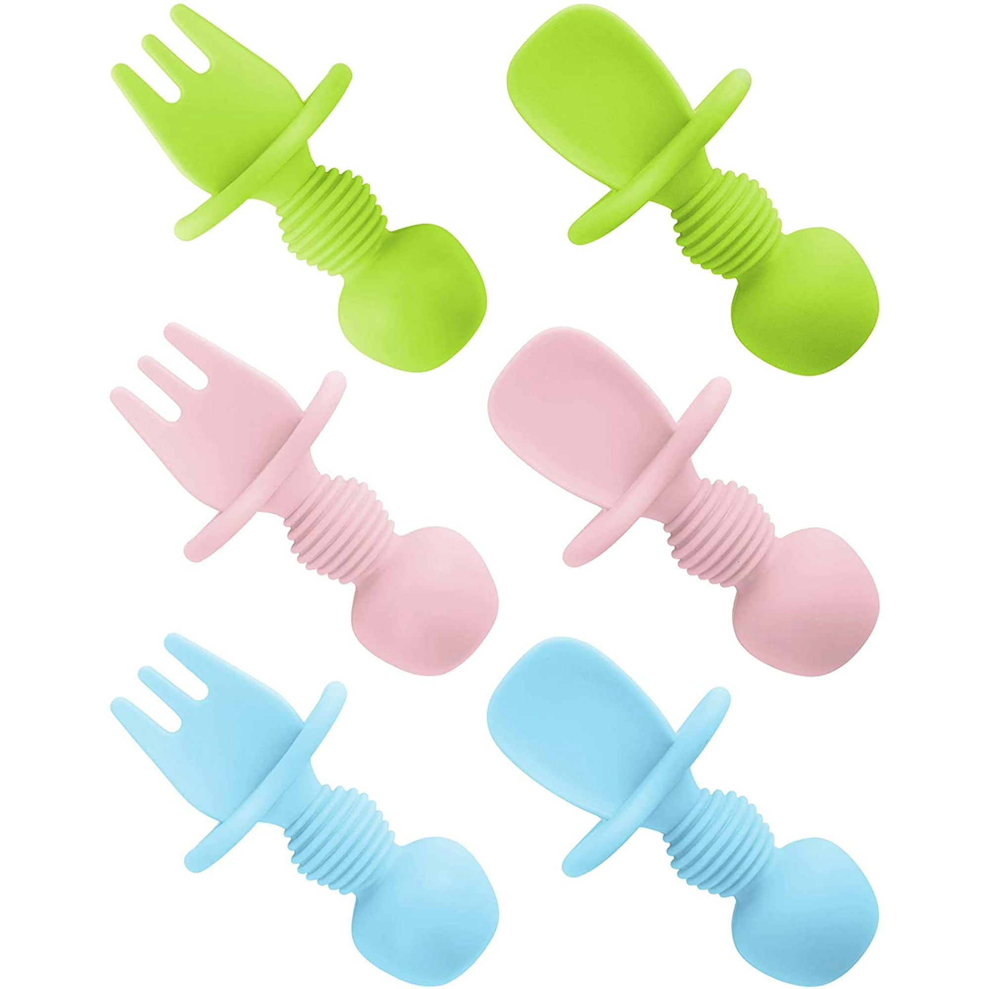 Click here for Jinsinto 6 Pieces Silicone Baby Spoons Stage 1 And... prices