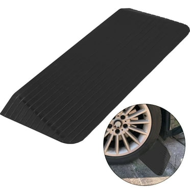 2 PCS 5" Rubber Car Curb Ramps for Vehicle Wheelchair Ramp W/ 4 ...